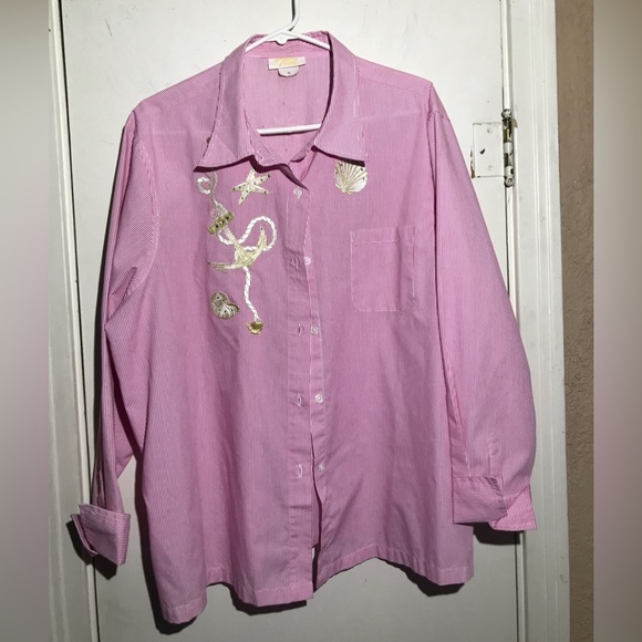 Tia Designs | Tops | Women X Tia Designs Blouse Embroidered Patches ...